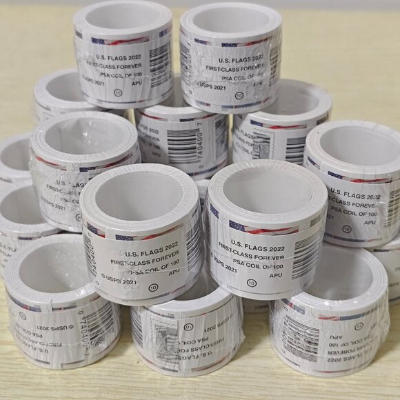 usps | Other | 5 Roll Of Usps Postage Stamps Of 00 Each Issue 2022 ...